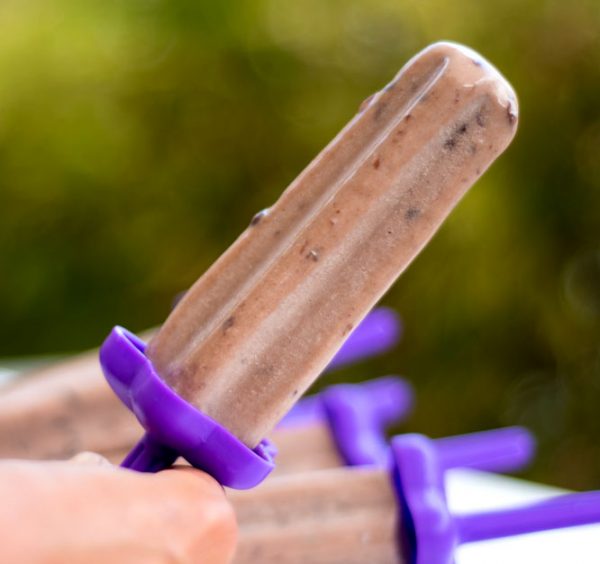 Red Bean Popsicle with Coconut Milk