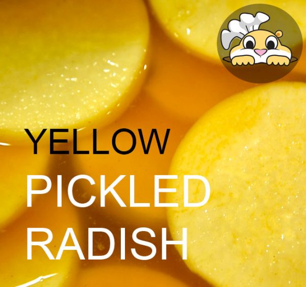 Instant yellow pickled radish with turmeric (Danmuji: 단무지, 쌈무) - Heal ...